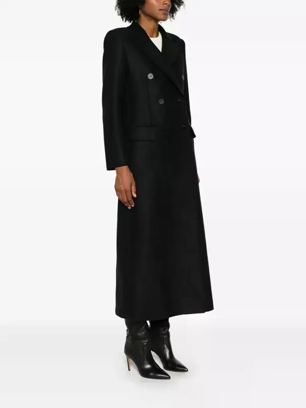 Harris Wharf London Wool Double-breasted Coat