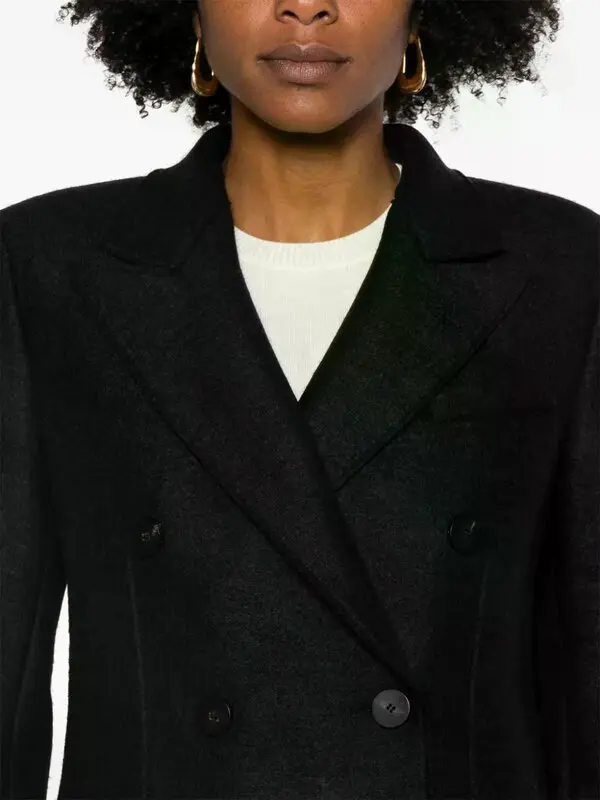 Harris Wharf London Wool Double-breasted Coat