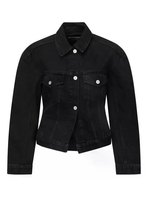 Jacquemus Cotton Denim Jacket - Black