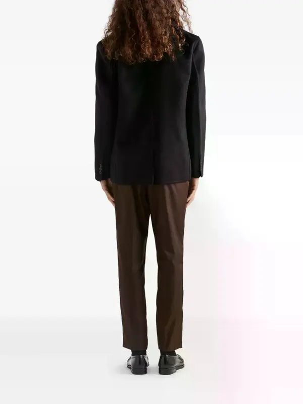Prada Concealed-fly Trousers