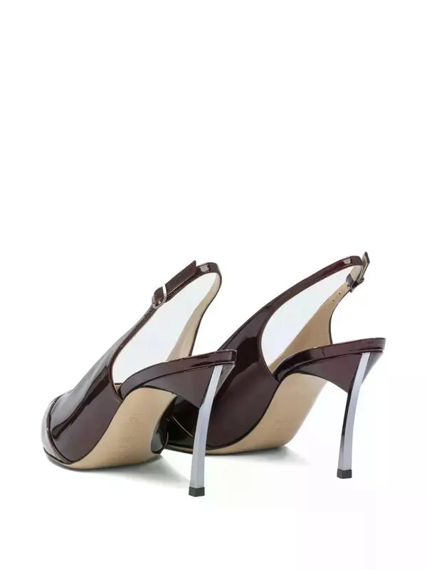 Casadei 80mm Samurai Blade Slingback Pumps