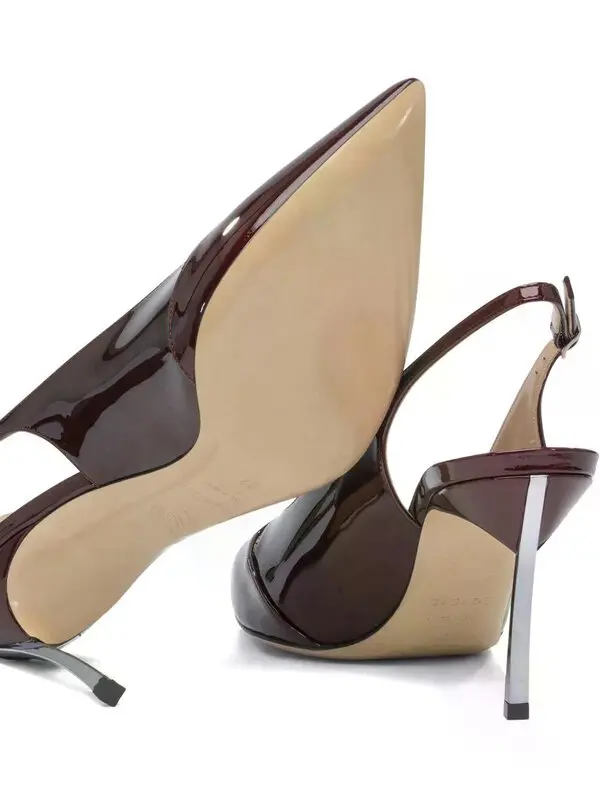 Casadei 80mm Samurai Blade Slingback Pumps