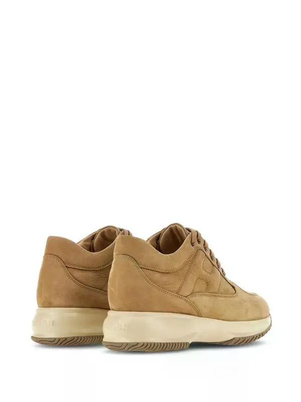 Hogan Interactive Lace-up Sneakers - Brown
