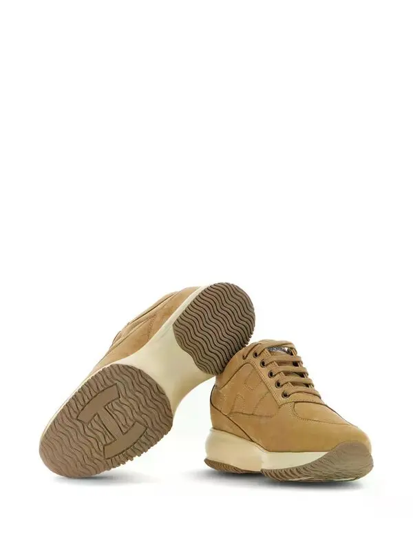 Hogan Interactive Lace-up Sneakers - Brown