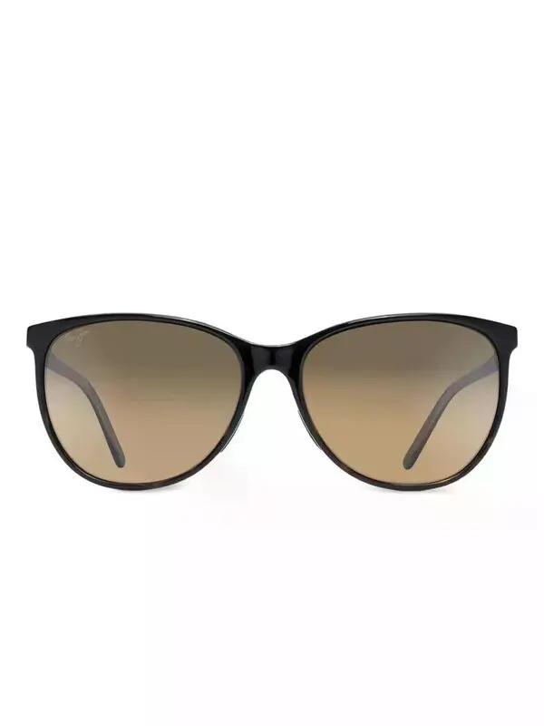 Maui Jim Ocean Round-frame Sunglasses - Black