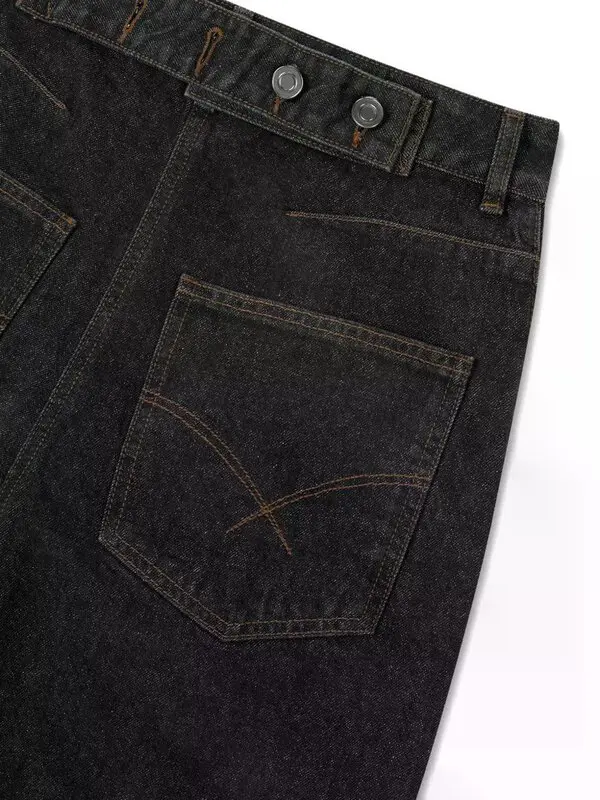 STUDIO TOMBOY Adjustable-back Tapered Jeans
