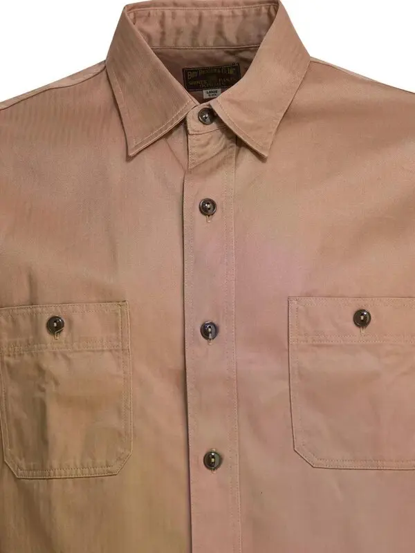 BUZZ RICKSON'S Buttoned-pocket Cotton Shirt