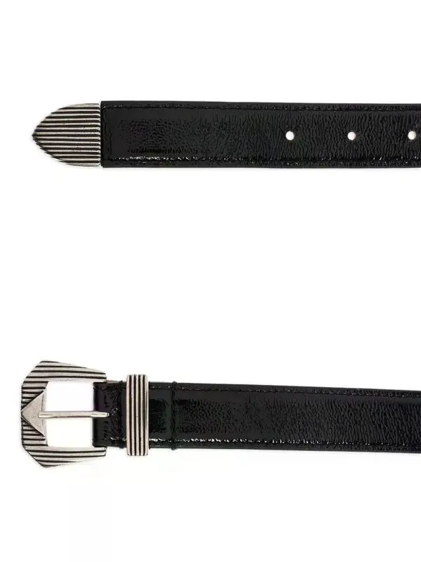 IRO PARIS Patent Leather Belt
