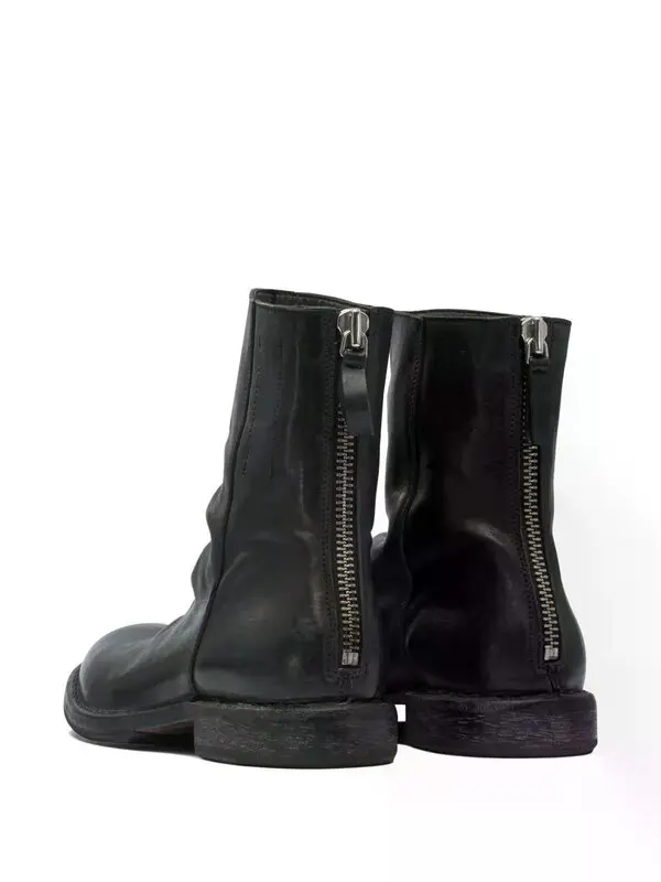 Moma Zip-detail Slouch Ankle Boots