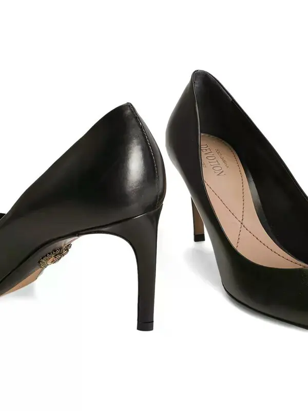Dolce & Gabbana Devotion Leather Pumps - Black