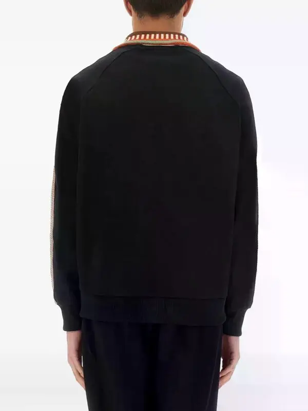 SASQUATCHFABRIX Striped Panel Jacket - Black