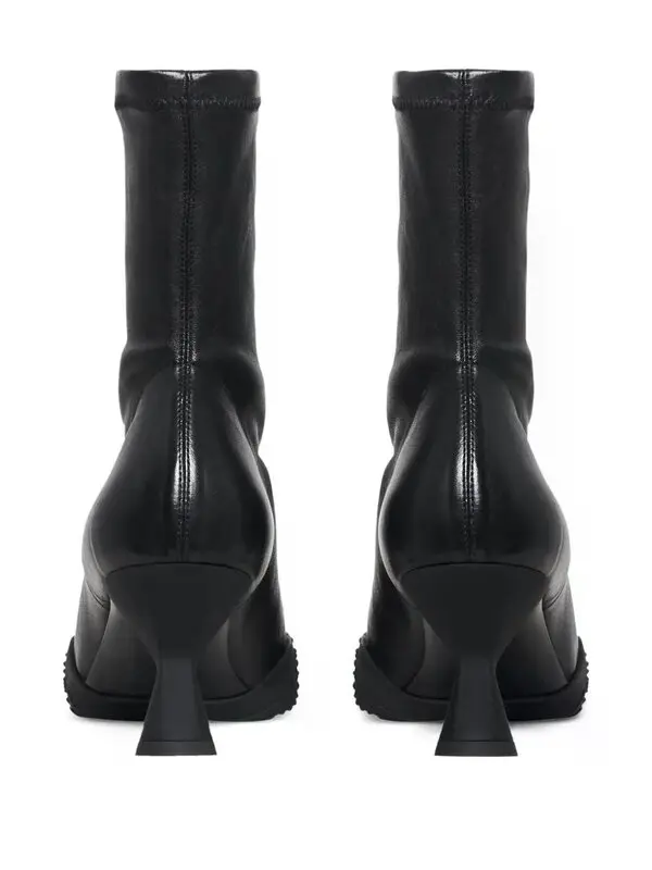 MARINE SERRE Pointed-toe Sculpted Heel Boots