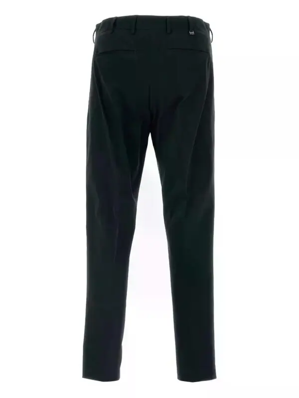 PT TORINO Straight-leg Cotton-blend Trousers