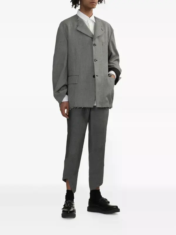 BLACK COMME DES GARÇONS Panelled Asymmetrical Trousers