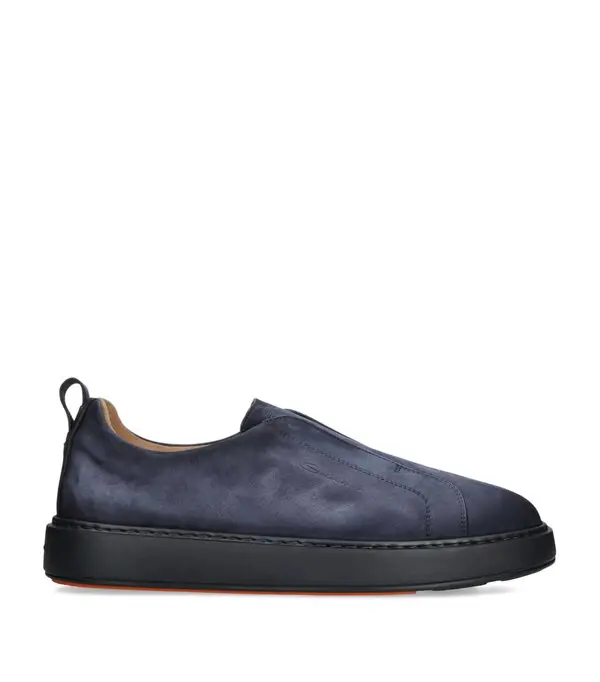 Santoni Victory Suede Sneakers