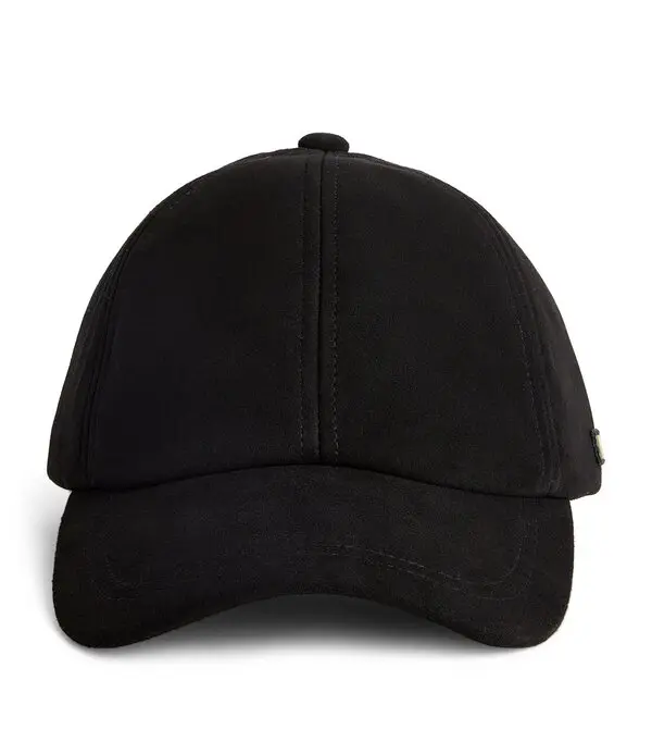 Paul Smith Suede Baseball Cap - Black