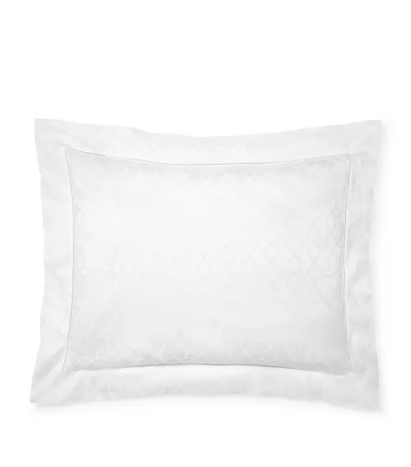 PRATESI Cotton Romanica King Sham Pillowcase - White
