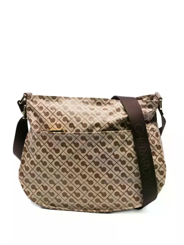 GHERARDINI Monogram-patterned Satchel Bag
