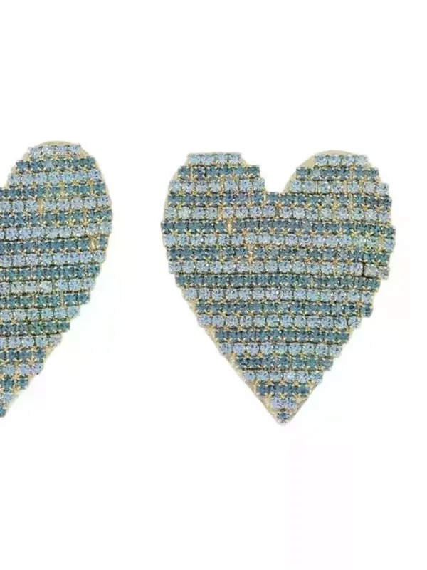 SHOUROUK Embellished Heart Shaped Earrings