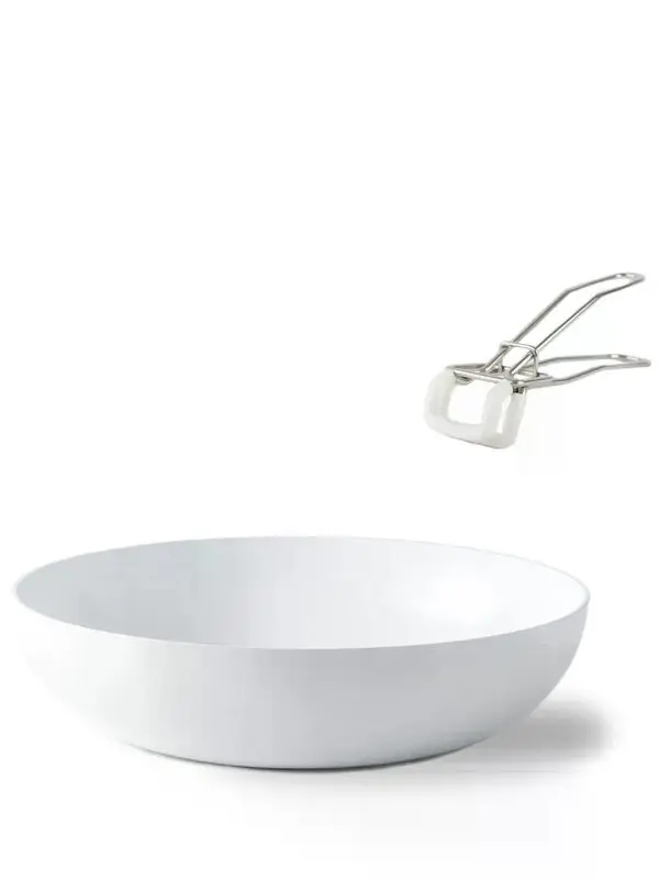 KNINDUSTRIE Porcelain Pasta Pan - White