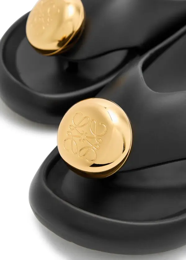 Loewe Foam Pebble Engraved Flip Flop Sandals