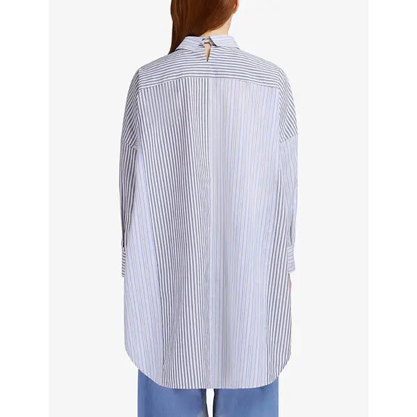 Marni Oversized Striped Cotton Shirt