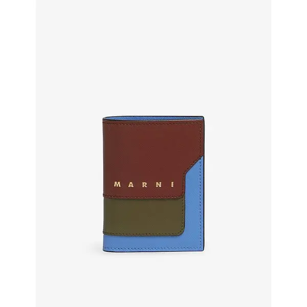Marni Colour-block Leather Bifold Wallet - Zo958