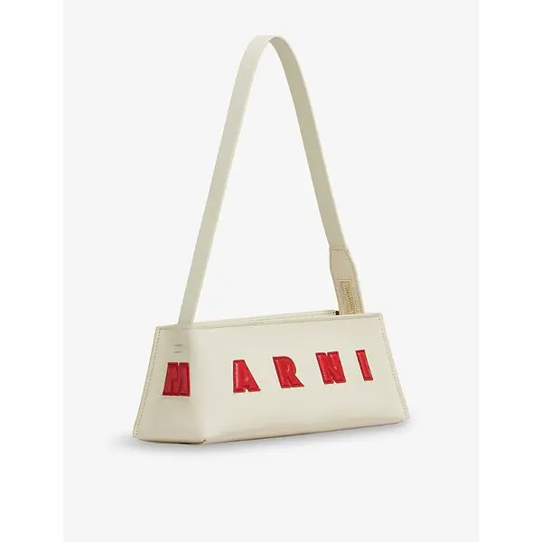 Marni Museo Leather Baguette Shoulder Bag - Zo721