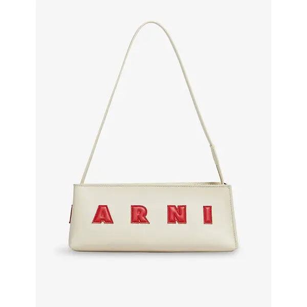 Marni Museo Leather Baguette Shoulder Bag - Zo721