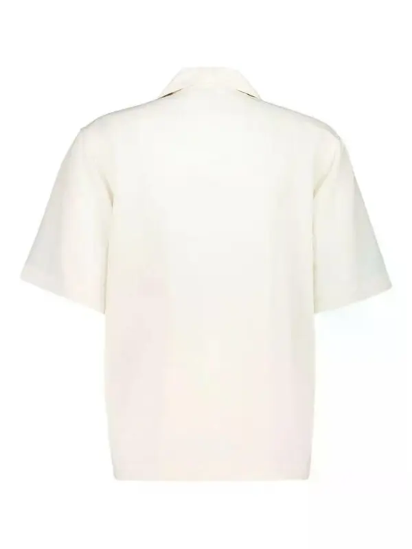 Commas Camp-collar Embroidered Shirt