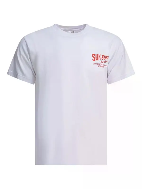 SUN SURF Crew-neck T-shirt - White