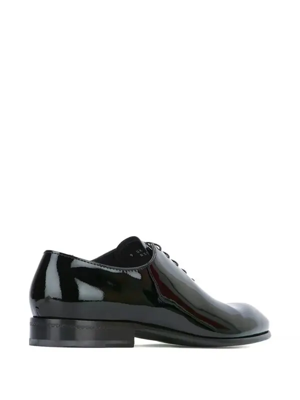 Zegna Vienna Leather Oxford Shoes
