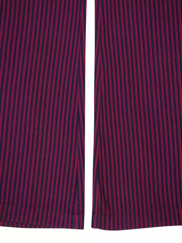 PAULA Striped Trousers - Red