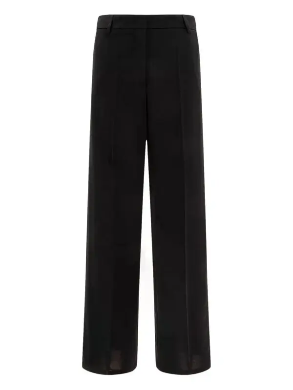 SEMPER Pleated Wide Leg Trousers - Black