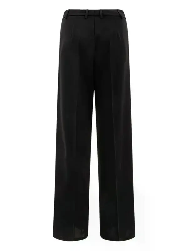 SEMPER Pleated Wide Leg Trousers - Black