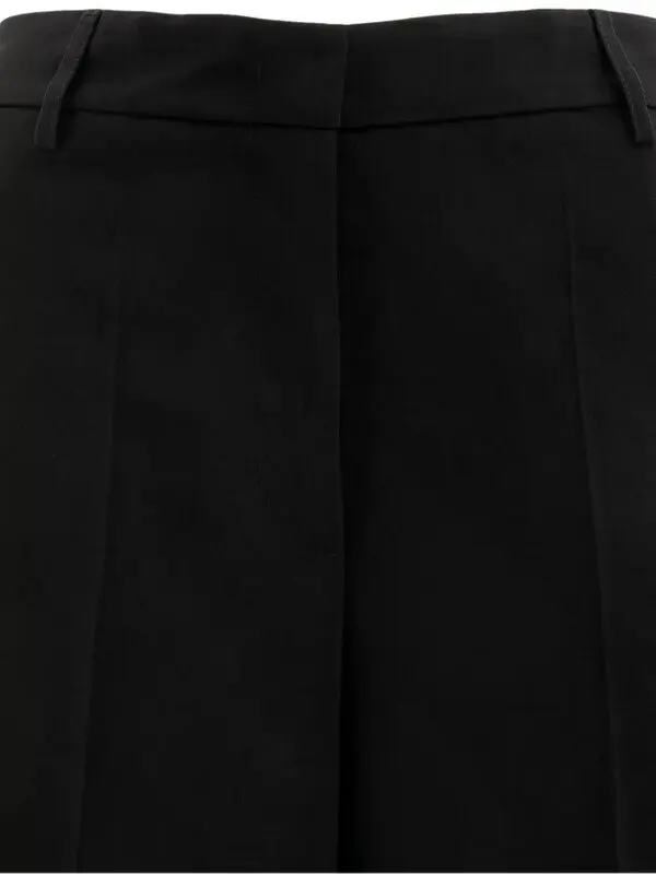 SEMPER Pleated Wide Leg Trousers - Black