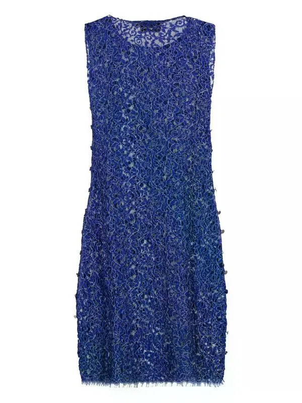 Coperni Lace Floral-pattern Mini Dress