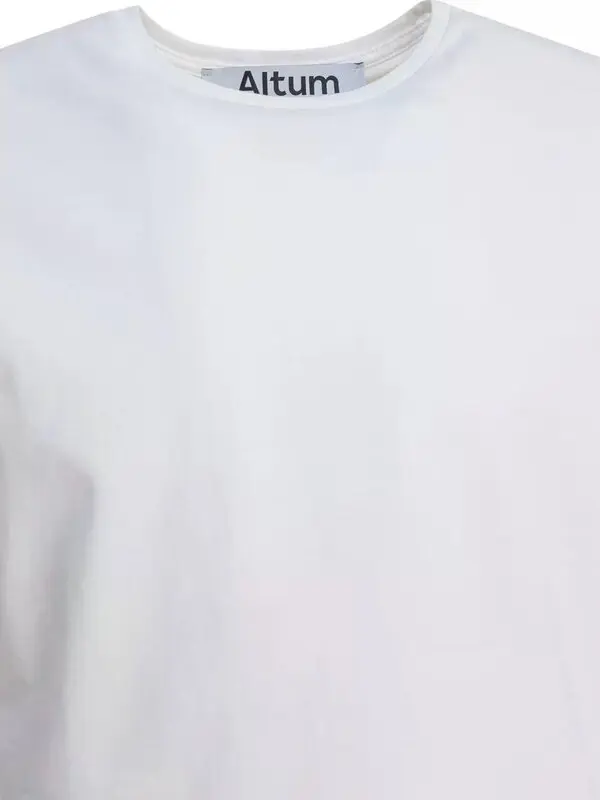 ALTUM Crew-neck Cotton T-shirt - White