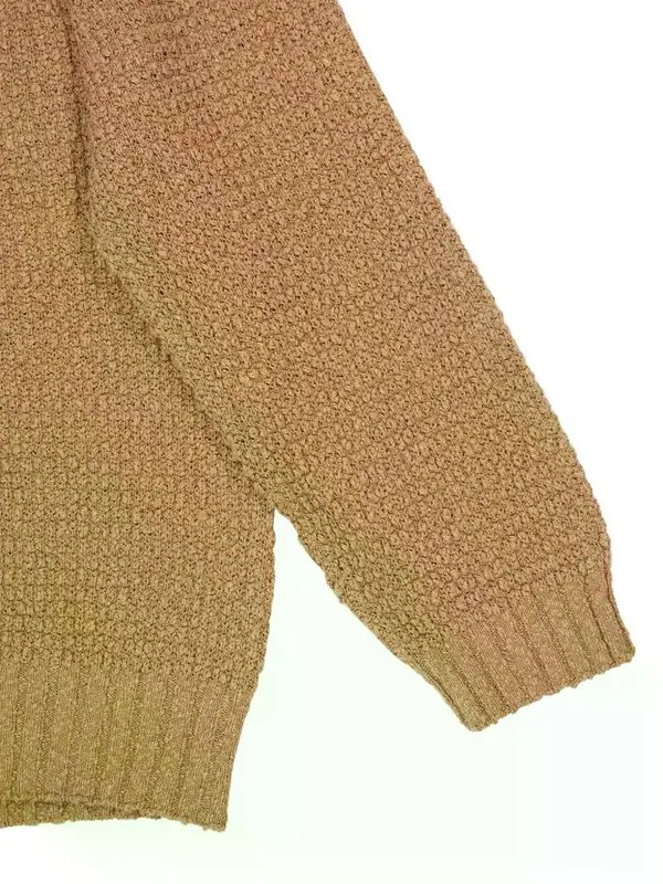 Commas Textured-knit Cardigan - Brown