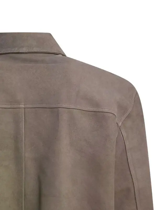 Vince Patch-pocket Lambskin Jacket - Brown