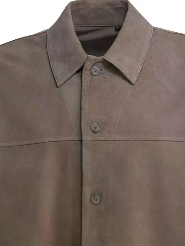 Vince Patch-pocket Lambskin Jacket - Brown