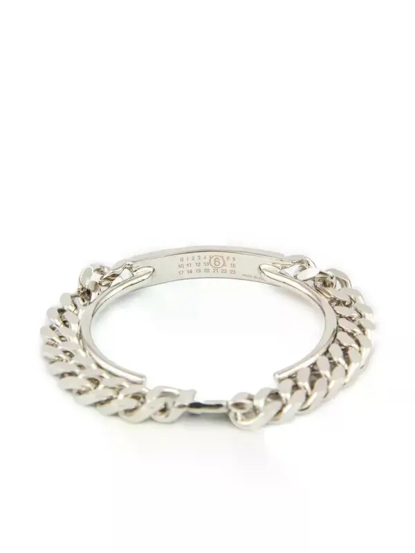 MAISON MARGIELA Chain-detail Cuff Bracelet - Silver