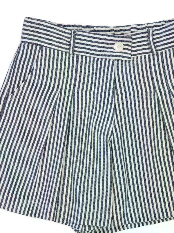 PAULA Striped Shorts - Blue