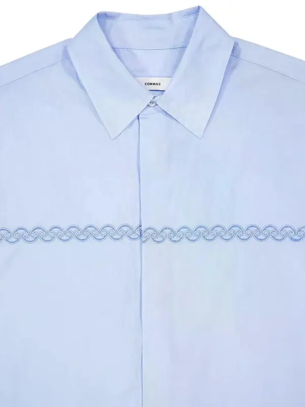 Commas Embroidered-detail Shirt