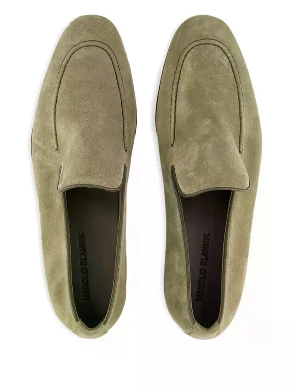 Manolo Blahnik Suede Loafers
