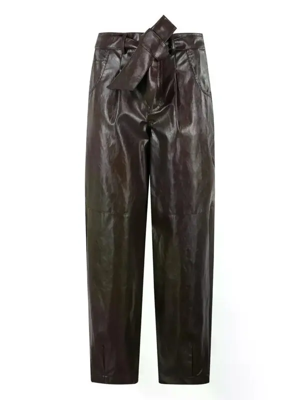 Federica Tosi Bow-detail Carrot Trousers