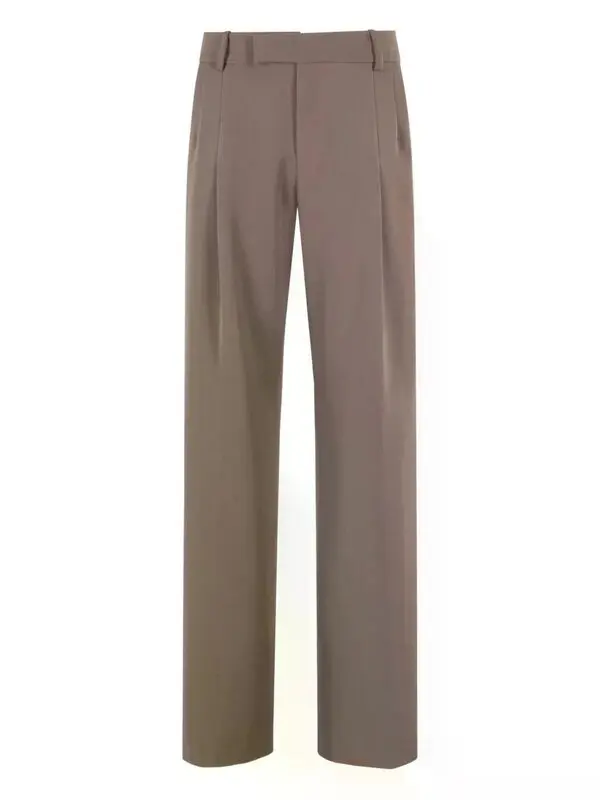 Federica Tosi Pleated Front Trousers - Brown