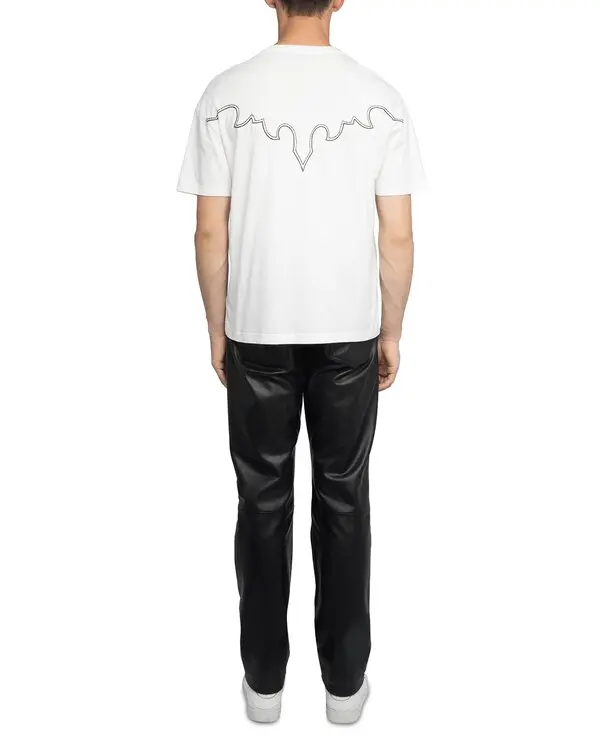 Zadig&Voltaire Toddy Hc Decoupes Western Tee - Ecru