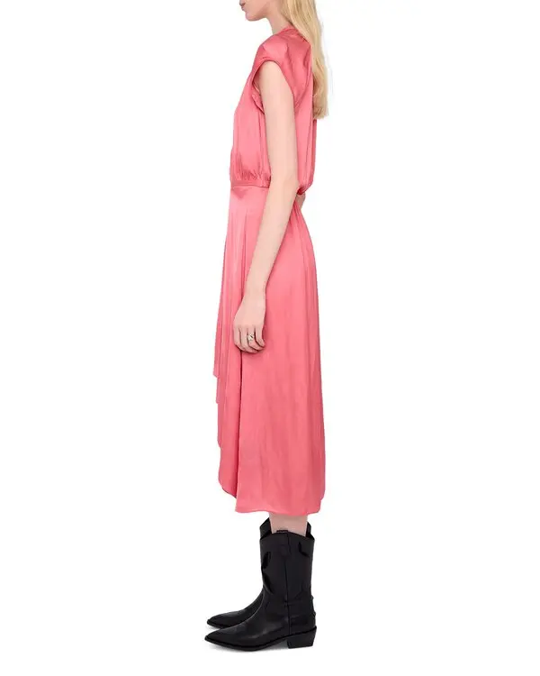 Zadig&Voltaire Randall Satin Dress - Tea Rose