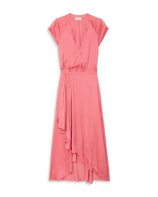 Zadig&Voltaire Randall Satin Dress - Tea Rose